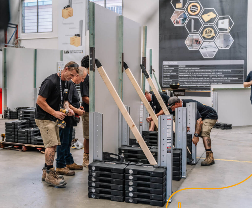 TITAN Hoarding Dust System: Clean Indoor Spaces Construction